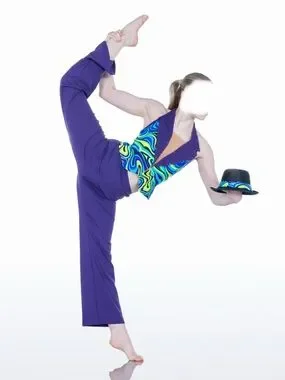 Costumes | Custom On The Dance Floor Purple Groovy Suit Vest Dance ...